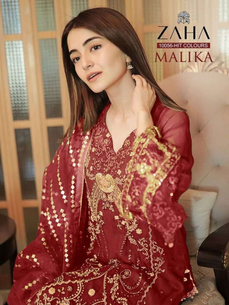 Malika Zaha Pakistani Salwar Suits - Free COD🛒