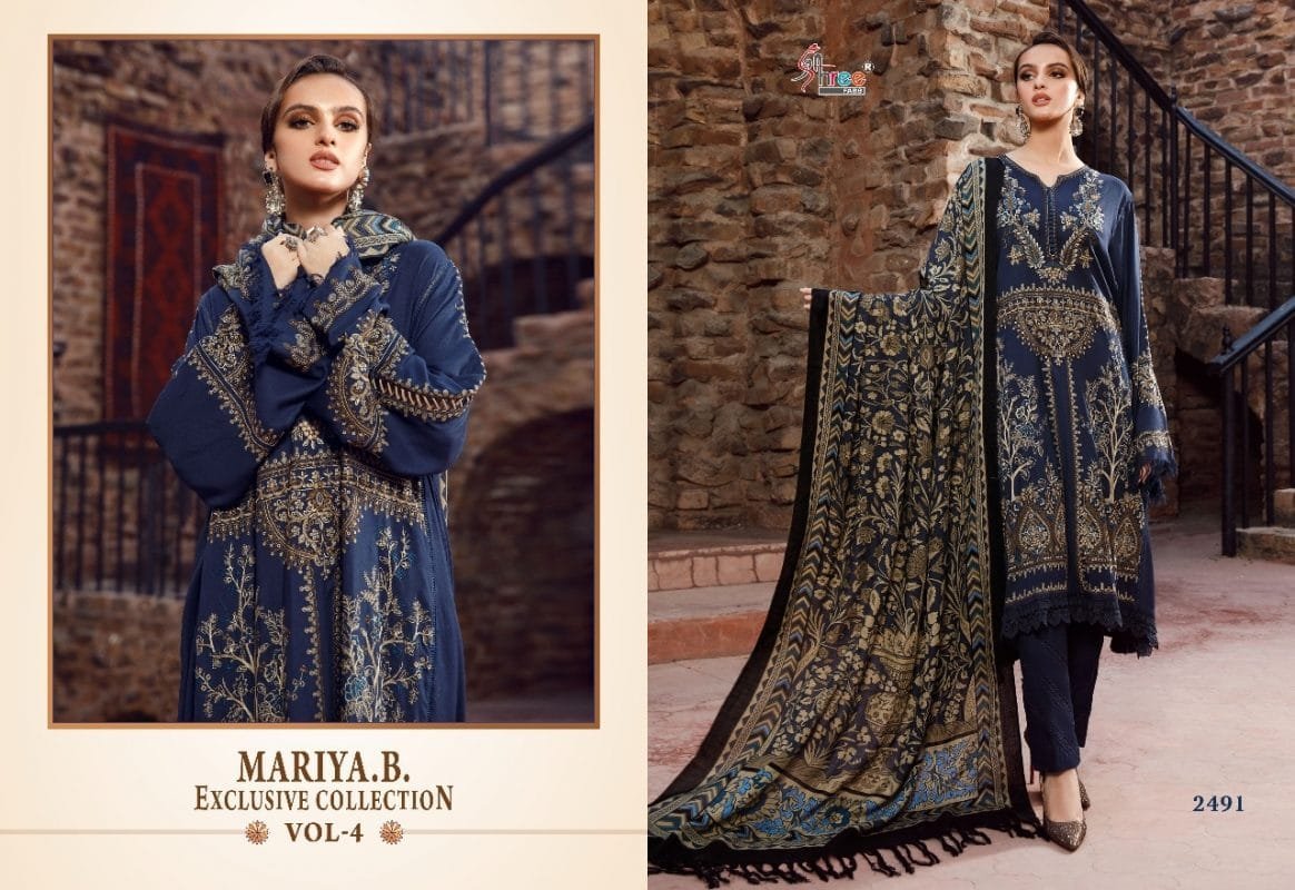 Maria B Exclusive Collection Vol 4 Shree Fab Pakistani Salwar Suits ...
