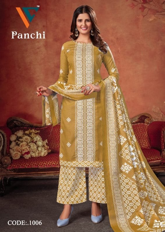 Panchi Vol 1 Vandana Creation Road Print Designs With Sequence Work ...