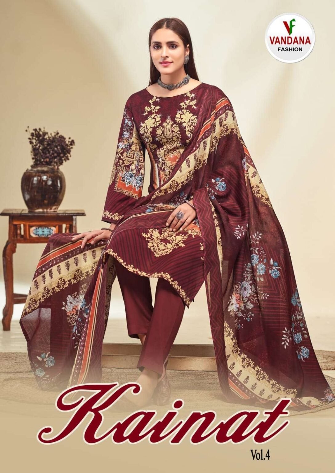 Kainat Vol 4 Vandana Fashion - Exquisite Cotton Dresses for Every