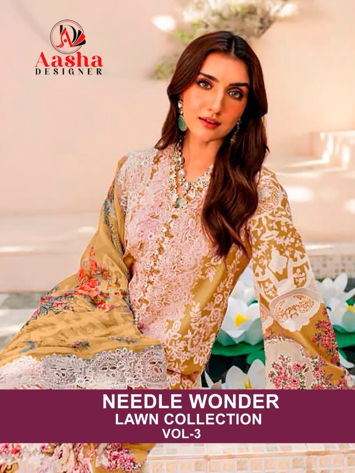 Needle Wonder Vol 3 Aasha Designer - Exquisite Cotton Dress Coii